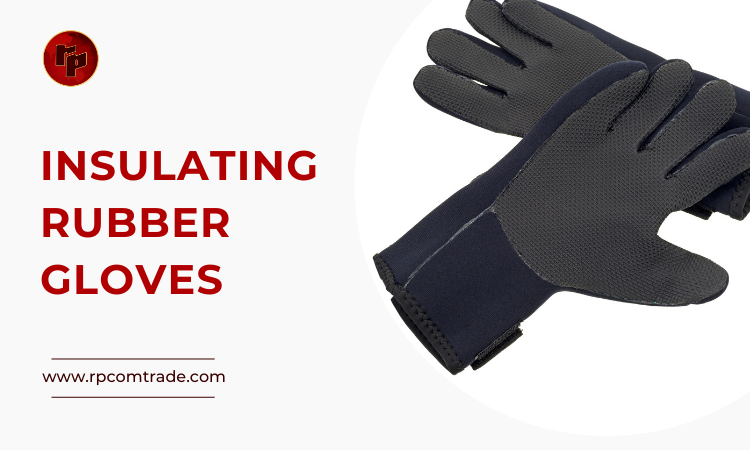 Insulating Rubber Gloves with Leather Protectors